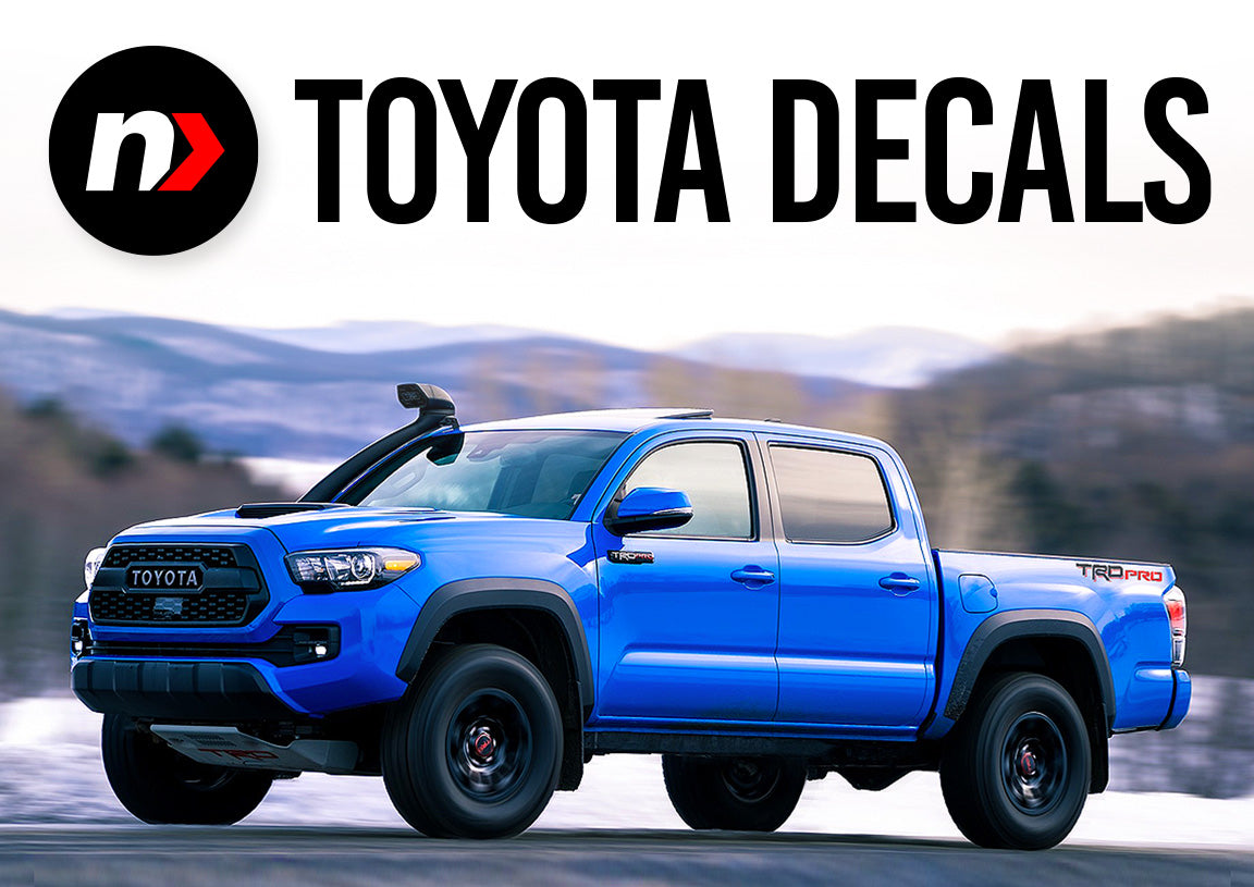TOYOTA Decals – NxtGen Decals